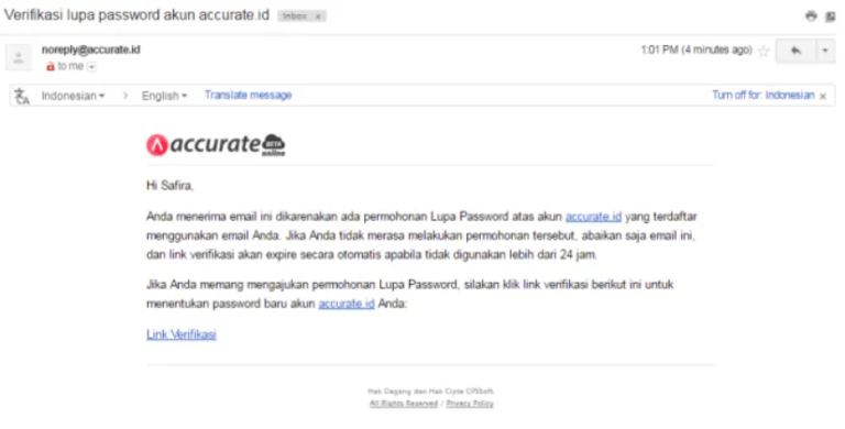 Lupa Password Accurate Online